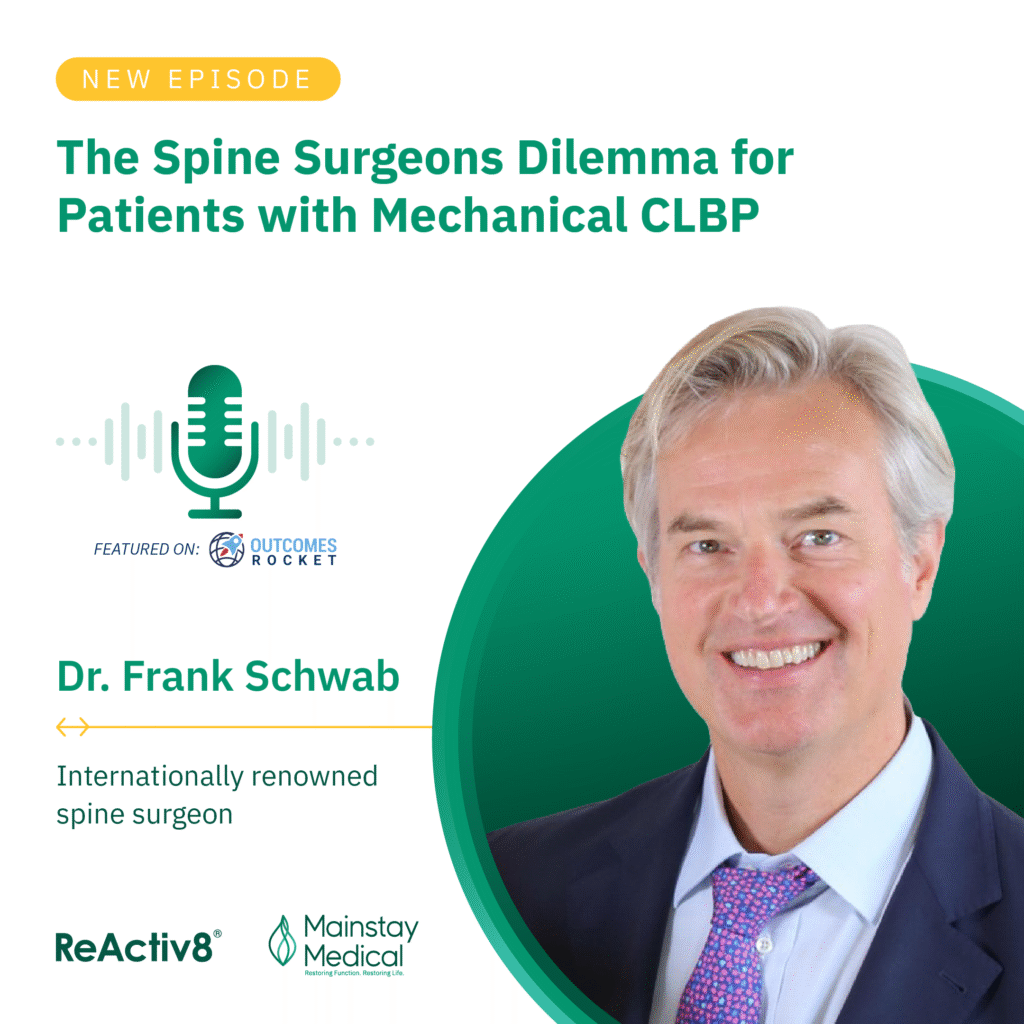 Treating Mechanical CLBP: Spine Surgeon's Dilemma - Mainstay Medical