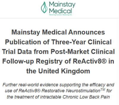 Mainstay Medical | Restorative Neurostimulation™